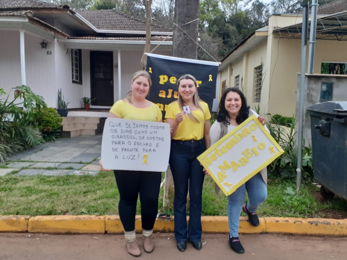 Prefeitura de Charrua : Campanha em prol ao Setembro Amarelo